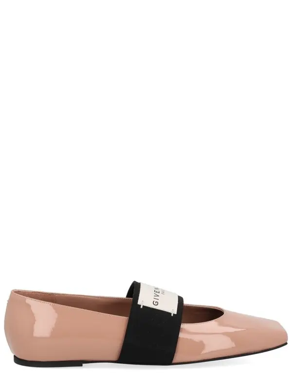 Givenchy Sliced Square Dancer Ballet Flats - Pink