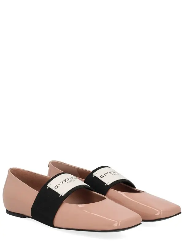 Givenchy Sliced Square Dancer Ballet Flats - Pink