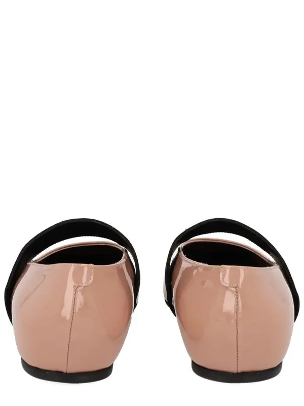 Givenchy Sliced Square Dancer Ballet Flats - Pink