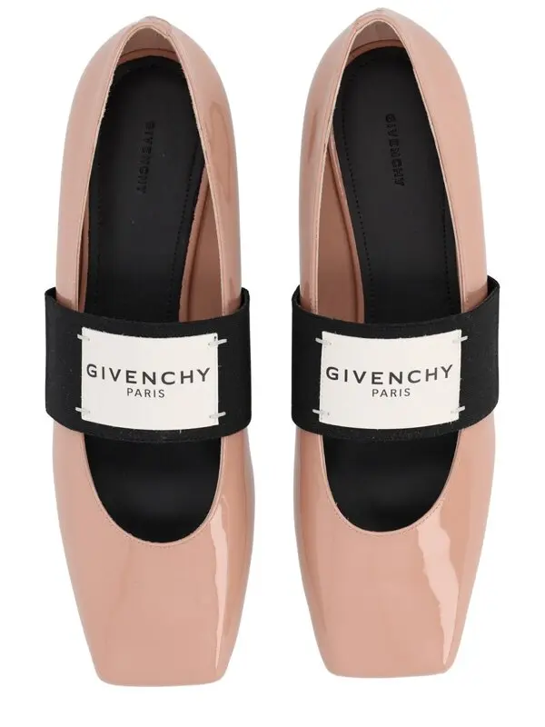Givenchy Sliced Square Dancer Ballet Flats - Pink