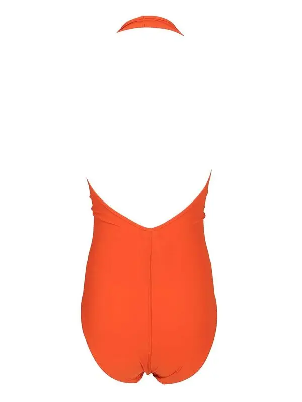 Rick Owens Halterneck Cut-out One-piece Swimsuit - Orange