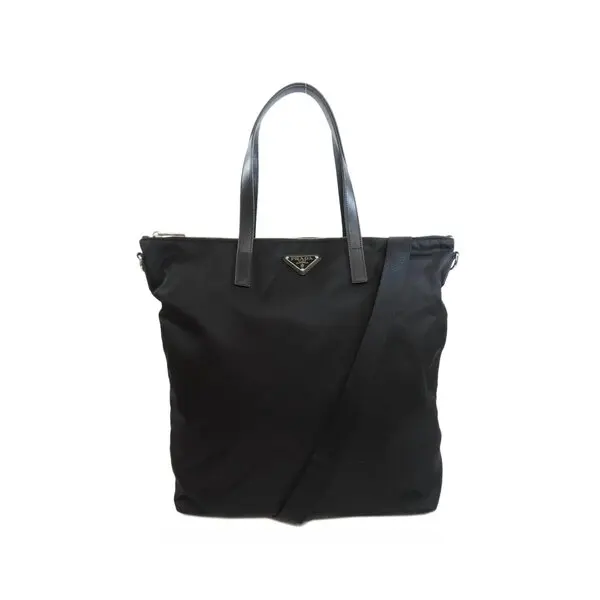 Prada Nylon Tote Bag - Black