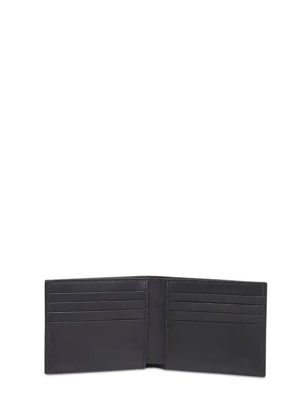 Fendi Black Squared Ff Bi-fold Wallet