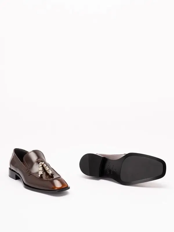 Loewe Loafers With Chain Detail