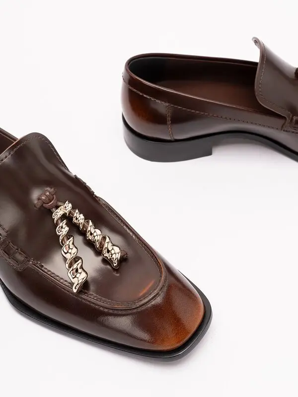 Loewe Loafers With Chain Detail