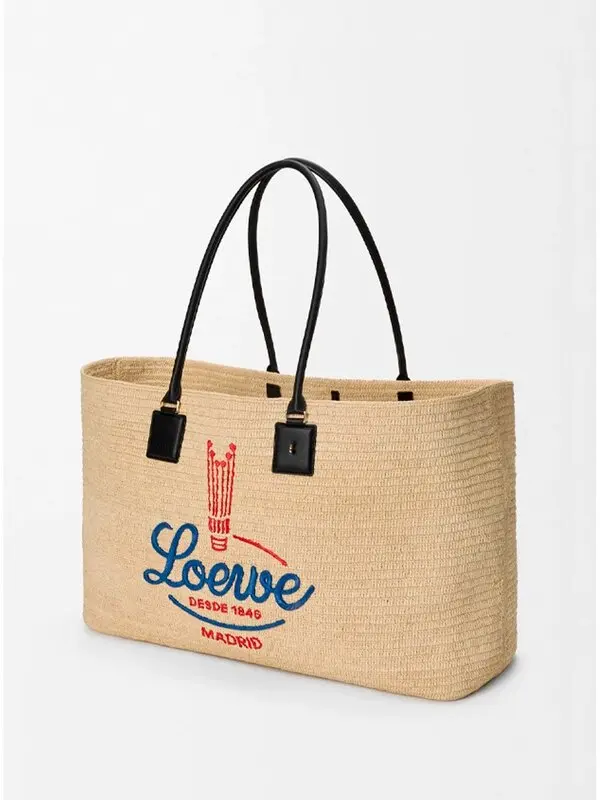 Loewe Extra Large Raffia Tote