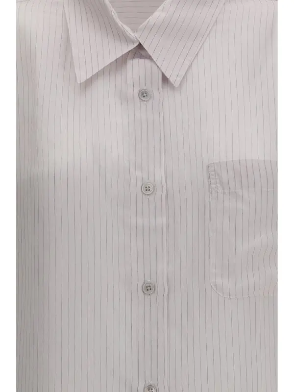Our Legacy Forever Shirt Striped Cotton Blend With Cupro