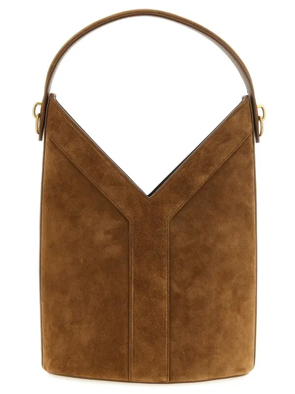 Saint Laurent Y Long Shoulder Bag - Brown