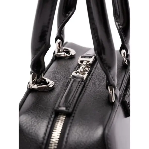 Givenchy Calf Leather Trapezoidal Tote Bag - Black