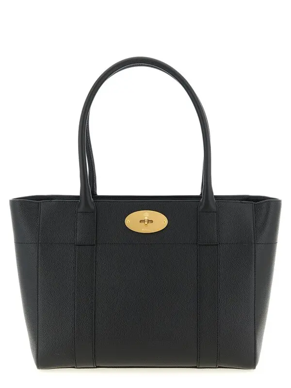 Mulberry Bayswater 9 To 5 Hammered Leather Handbag - Black