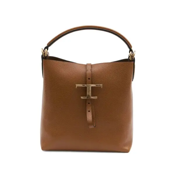 TOD'S Leather Tote Bag - Brown