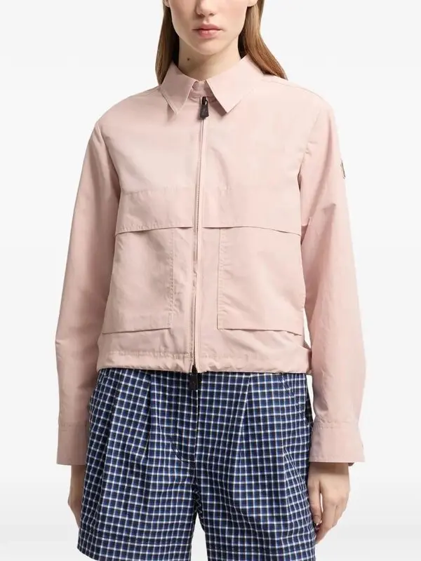 Moncler Zip-up Polyester Shirt