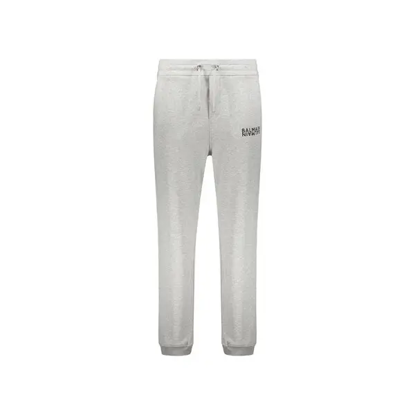 Balmain Logo Jogging Pants - Gray