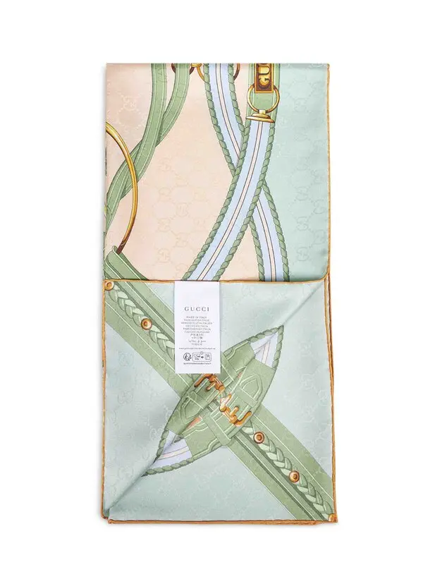 Gucci Printed Silk Jacquard Carr