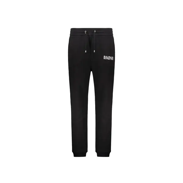 Balmain Logo Jogging Pants - Black