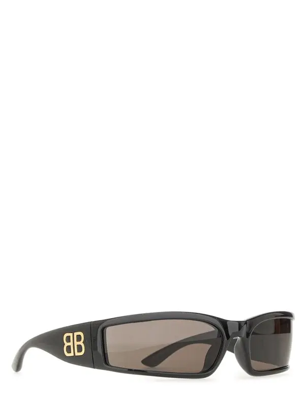 Balenciaga Sunset Rectangle Sunglasses - Black