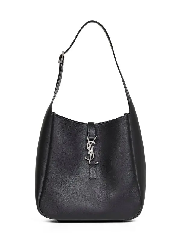 Saint Laurent Le 5 À 7 Small Shoulder Bag In Black Leather - Multicolor