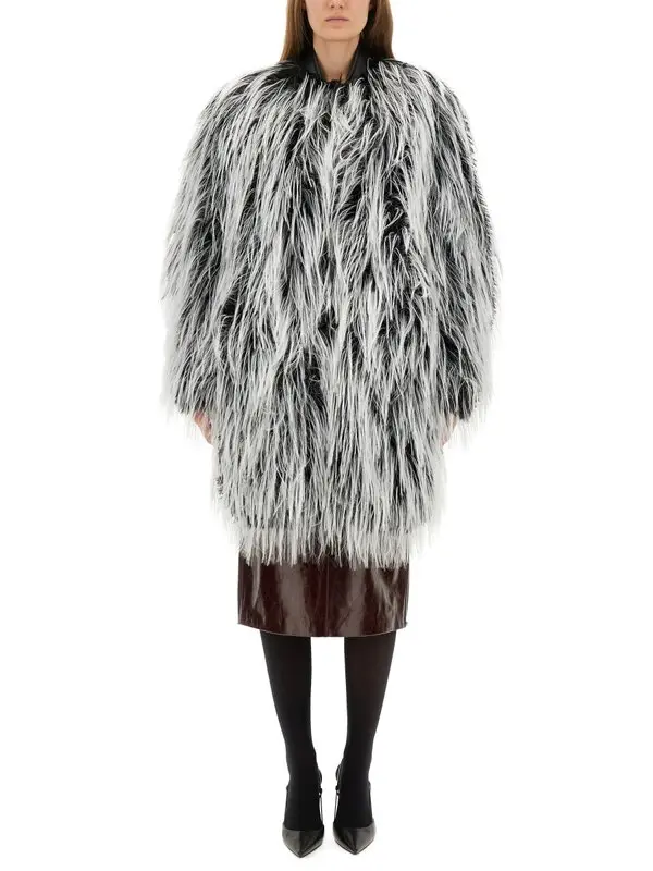 Sportmax Faux Fur Jacket - Multicolor