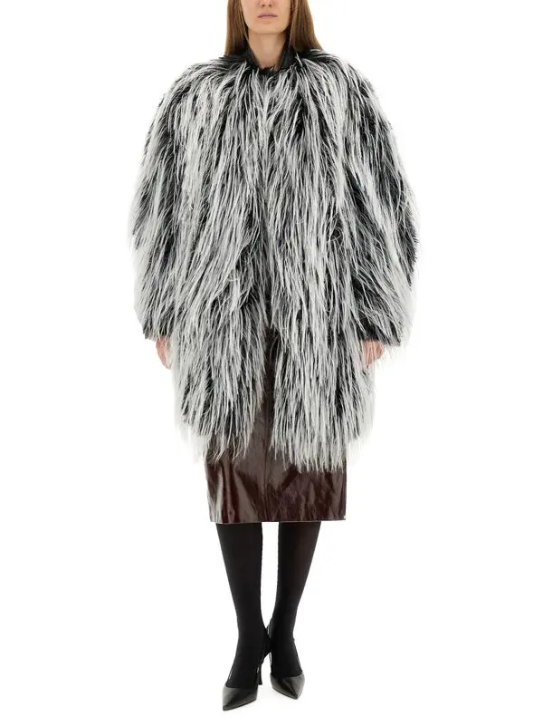 Sportmax Faux Fur Jacket - Multicolor