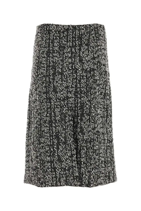 LANVIN Two-tone Bouclé Skirt