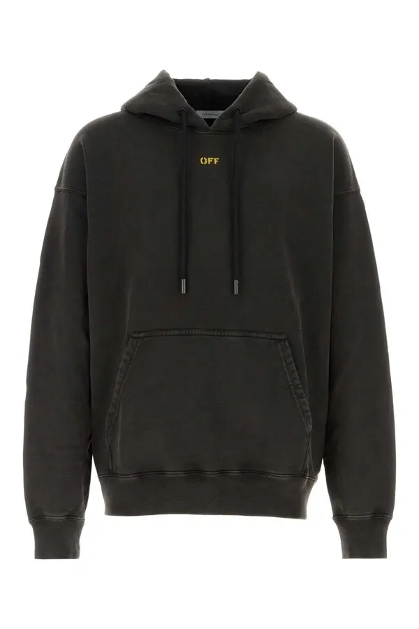 Off-White Cotton Hoodie