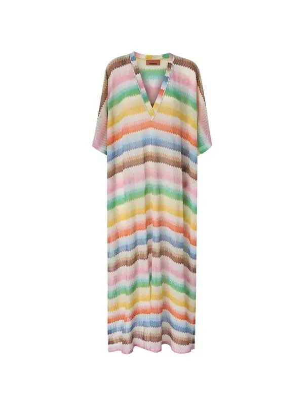 Missoni Long V-neck Cover Up - Multicolor