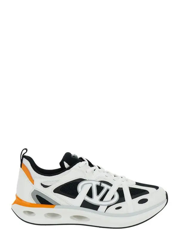 Valentino Garavani Easyjog Low Top Sneakers With Vlogo Detail - Multicolor