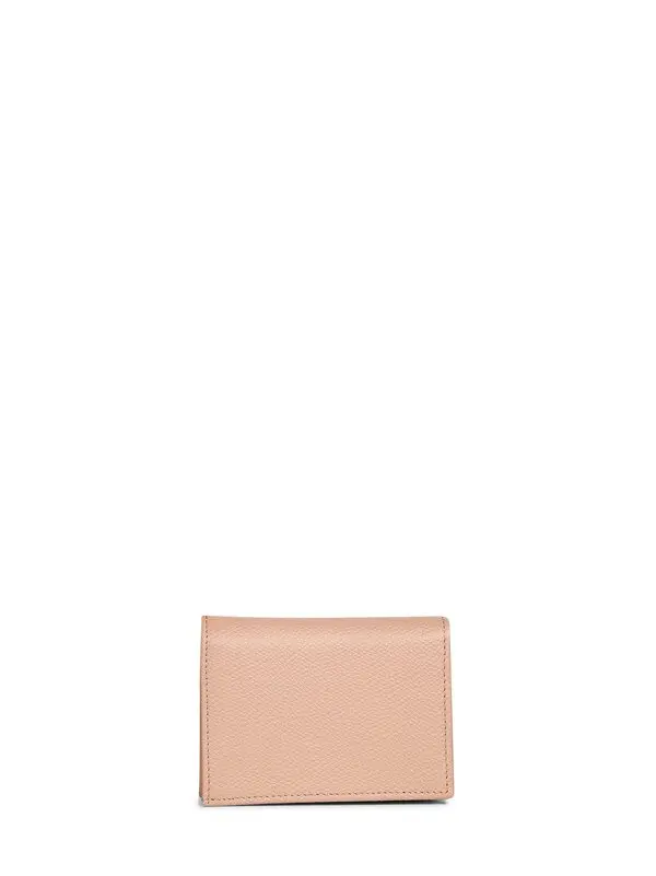Valentino Garavani Rose Sand Vlogo Signature Wallet - Multicolor