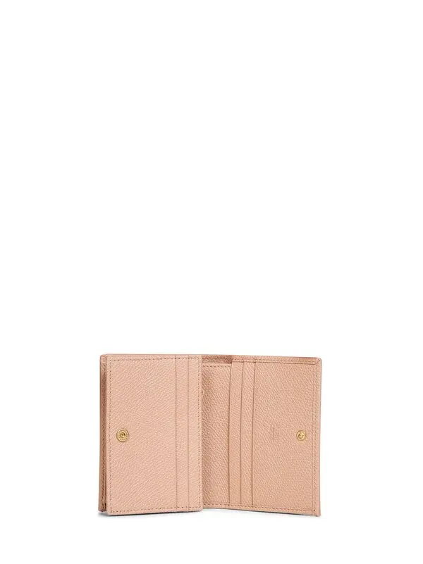 Valentino Garavani Rose Sand Vlogo Signature Wallet - Multicolor
