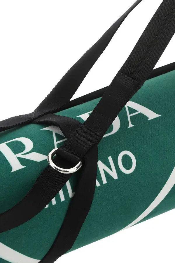 Prada Rubber Yoga Mat With Straps