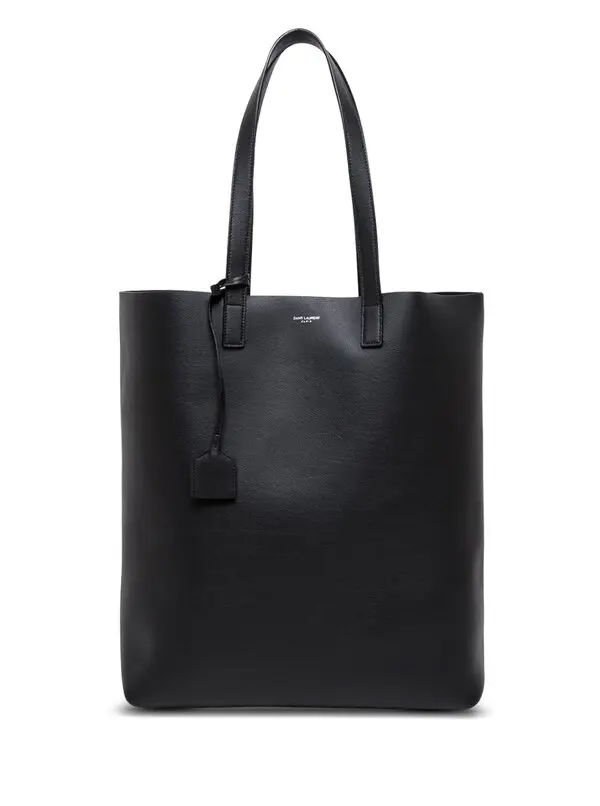 Saint Laurent Shopping Bold Handbag In Leather - Black