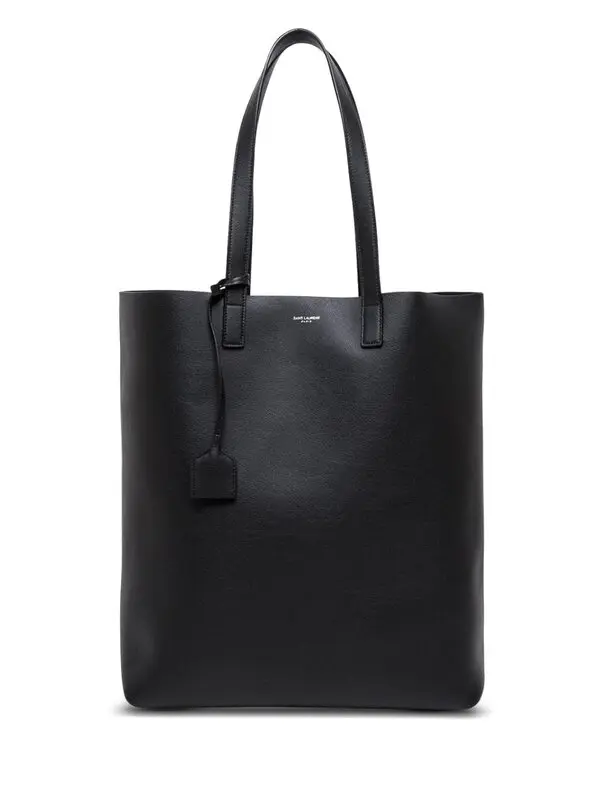 Saint Laurent Shopping Bold Handbag In Leather - Black