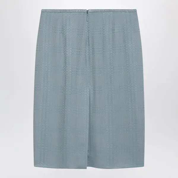 Gucci Light Gg Jacquard Silk Skirt