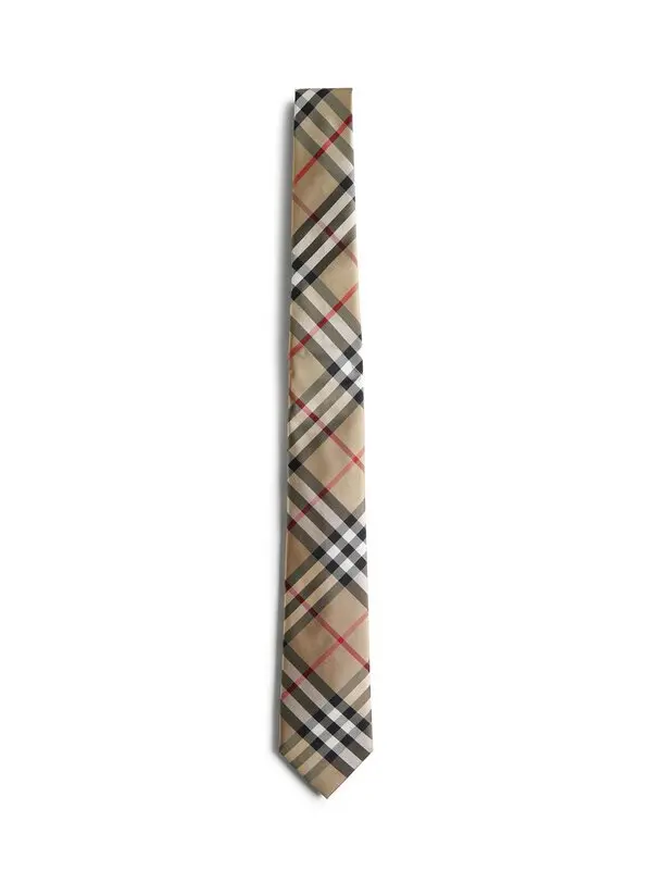 Burberry Check Silk Tie - Multicolor