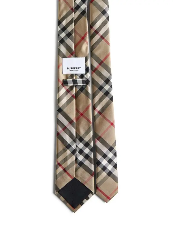 Burberry Check Silk Tie - Multicolor