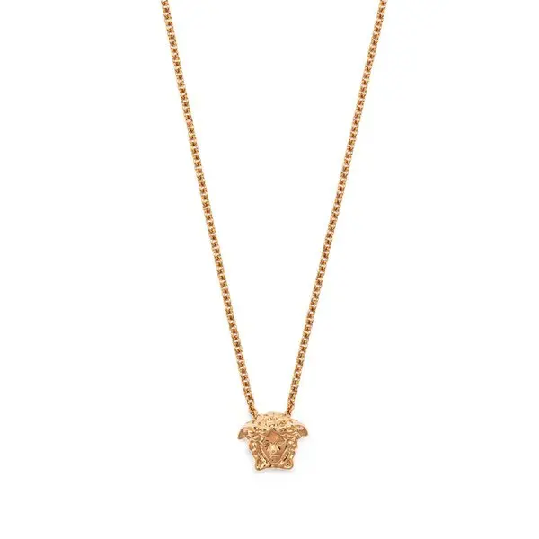Versace La Medusa Charm Cable-link Chain Necklace - Gold