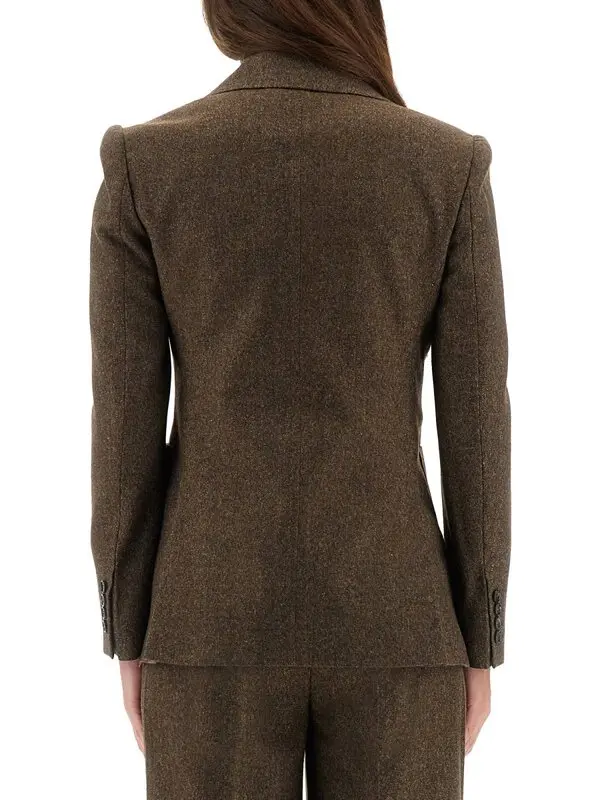 Max Mara Fitted Virgin Wool Jacket
