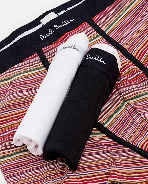 Paul Smith Men Trunk 3 Pack Mix Sign - Multicolor