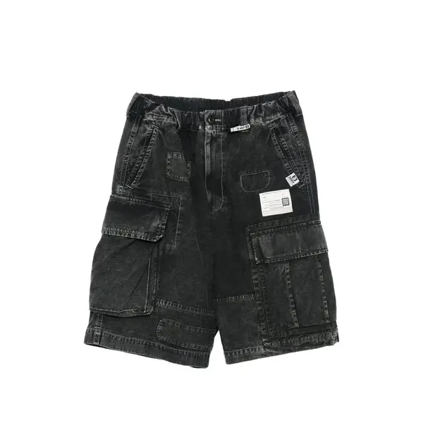 Mihara Yasuhiro Cotton Cargo Shorts - Black