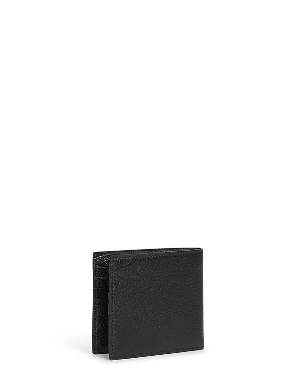 Gucci Black Gg Marmont Bi-fold Card Case Wallet - Multicolor