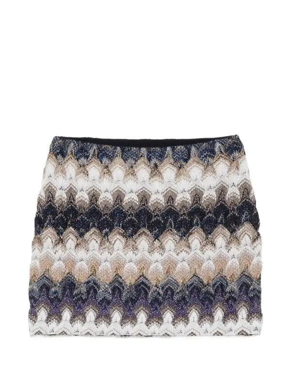 Missoni Printed Knit Miniskirt - Multicolor