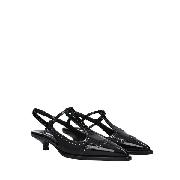 Miu Miu Patent Leather Slingback Pumps