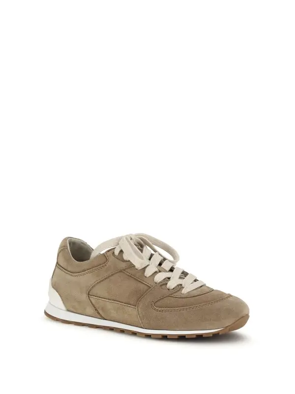 Brunello Cucinelli Suede Lace-up Sneakers