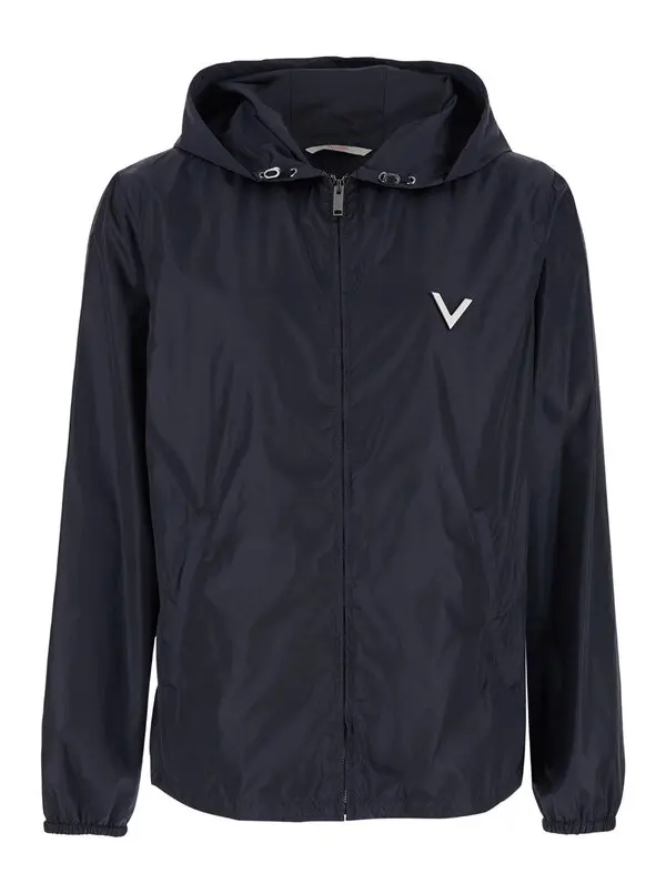 Valentino Garavani Nylon Jacket With Vlogo Detail - Multicolor