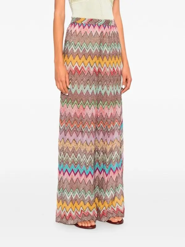 Missoni Zigzag Pattern Viscose Pants