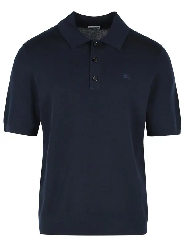 Burberry Marcus' Navy Cashmere Polo Shirt