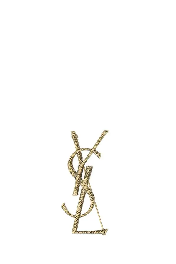 Saint Laurent Opyum Brooch - Gold