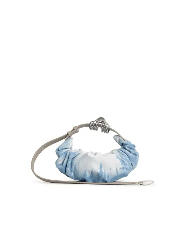 DIESEL® Hobo Grab-d Satin Denim Bag - Blue