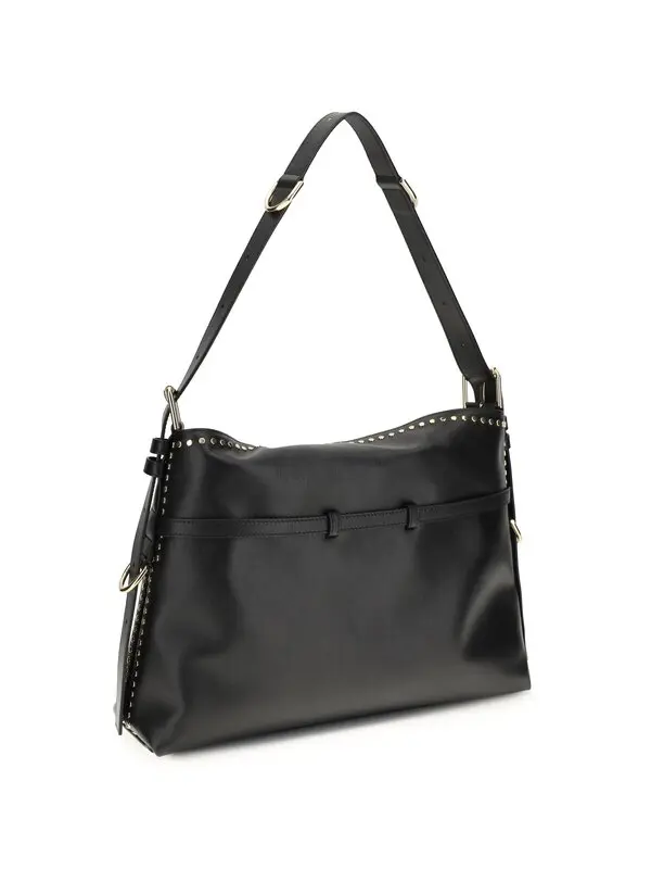 Givenchy Large Voyou Shoulder Bag In Shiny Leather