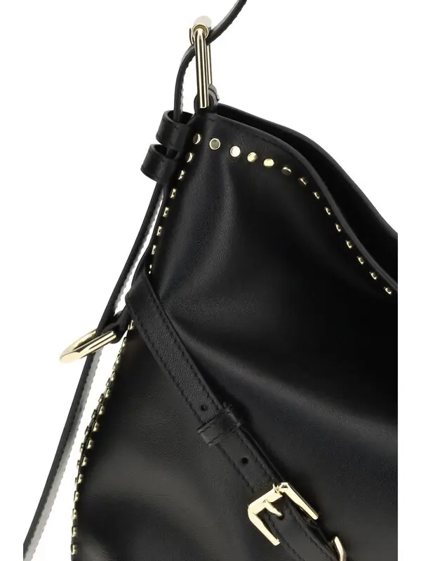 Givenchy Large Voyou Shoulder Bag In Shiny Leather